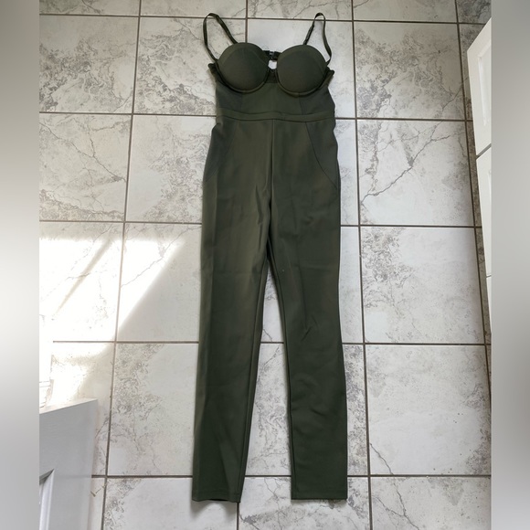 Marciano | Pants & Jumpsuits | Marciano Bodycon Army Green Jumpsuit ...
